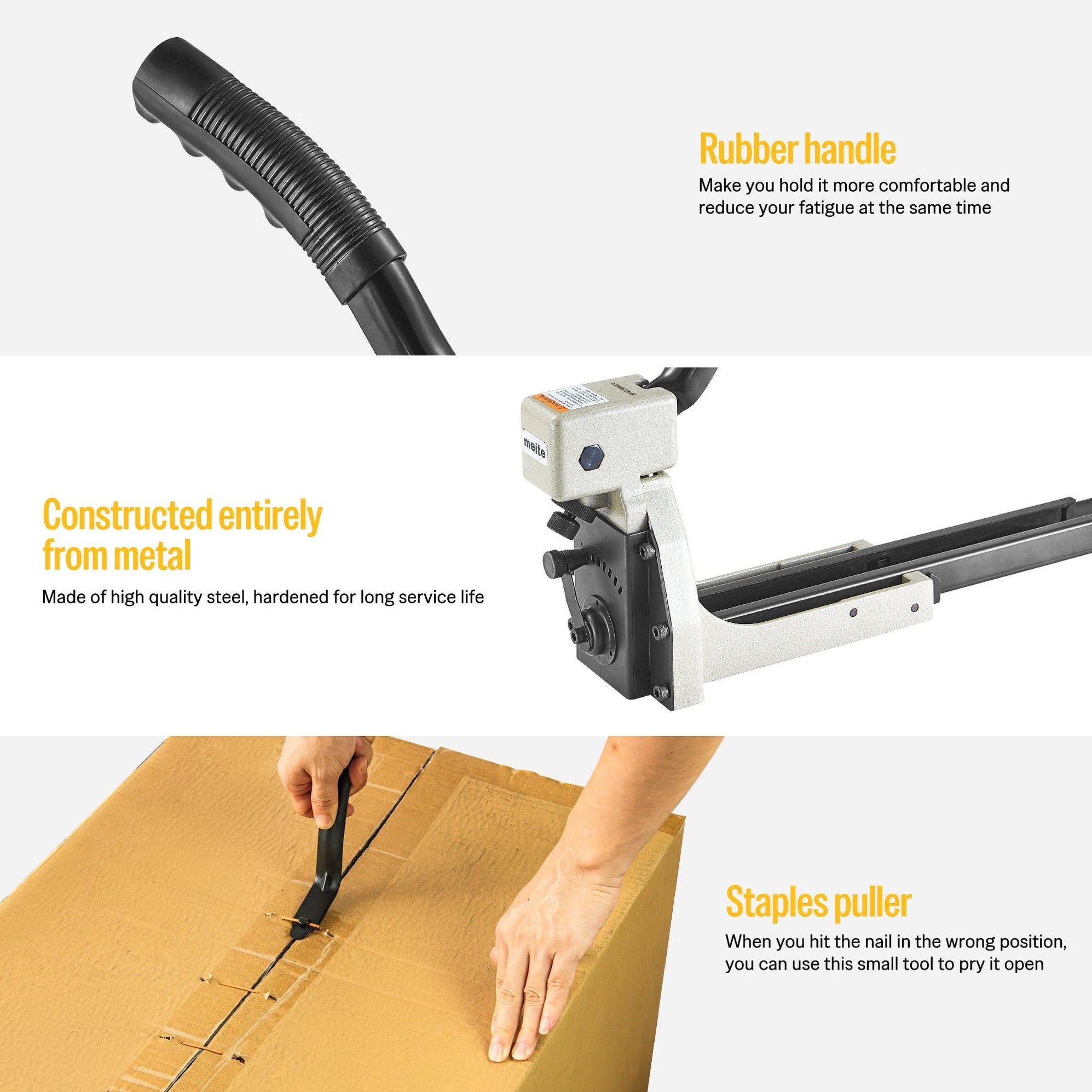 Meite USA HB3515 16Ga Manual Carton/Box Stapler | for Packing — MEITE USA