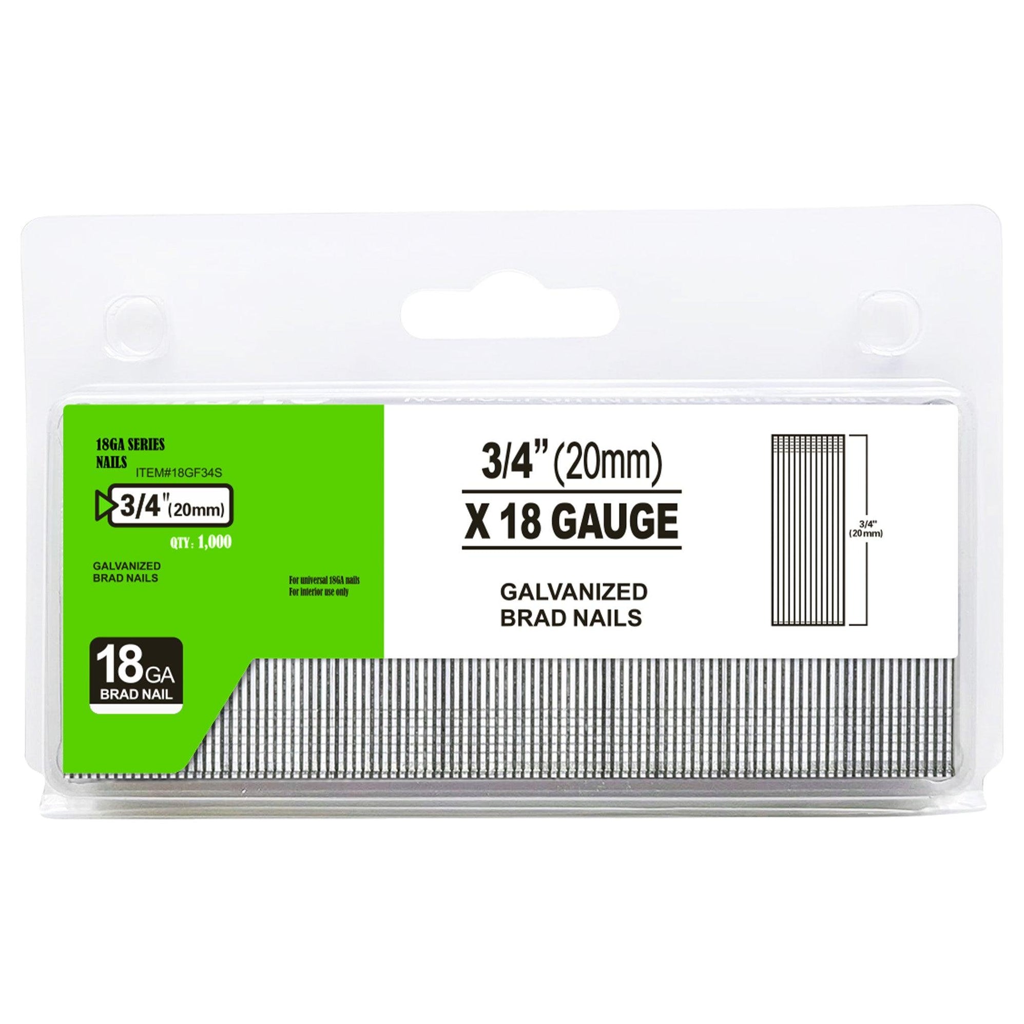 Meite USA 18Ga Galvanized Brad Nails for Furniture and Home Improvement ...