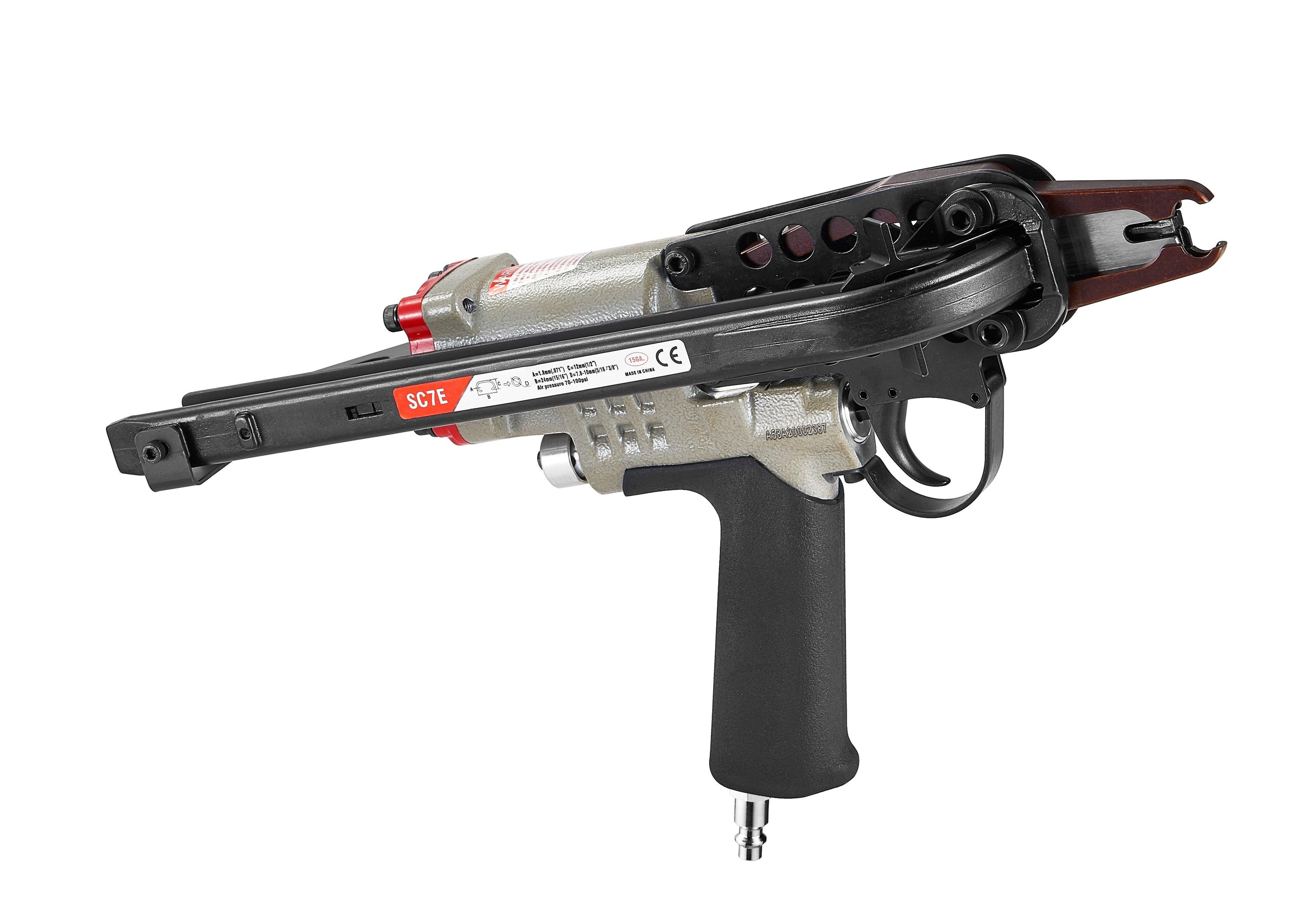 Meite USA SC7E 15Ga Pneumatic Hog Ring Gun | Extended Nose Tool — MEITE USA